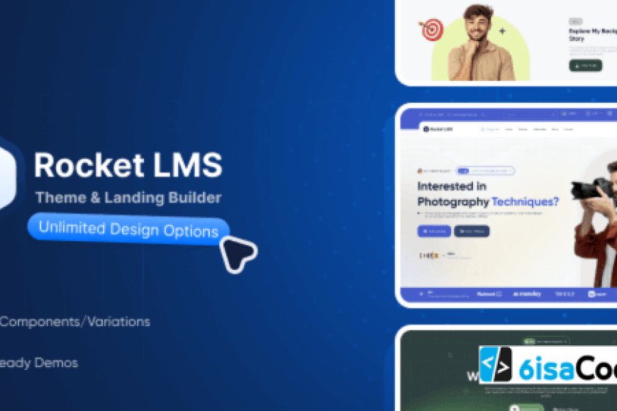 Rocket LMS Theme and Landing Page Builder v2.0.1 – Create Custom LMS ...
